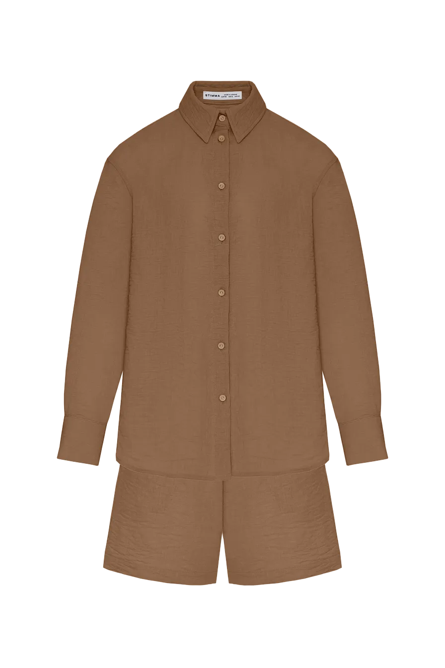 Жіночий костюм Stimma Гюго Коричневий колір | Арт. 1944 | 1 899 грн